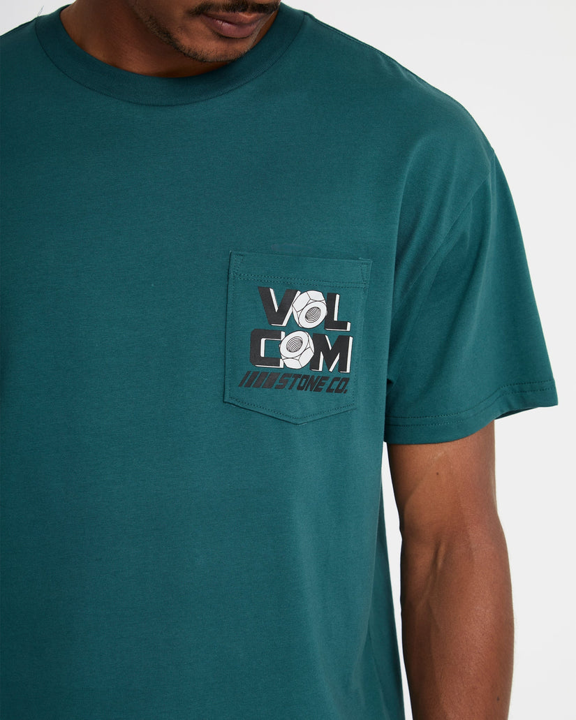 Parted Out Pocket T-Shirt - Rifle Green - Men - Volcom EU – Volcom ...