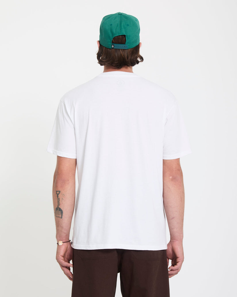 Remote Viewer T-Shirt - White - Men - Volcom EU – Volcom Deutschland