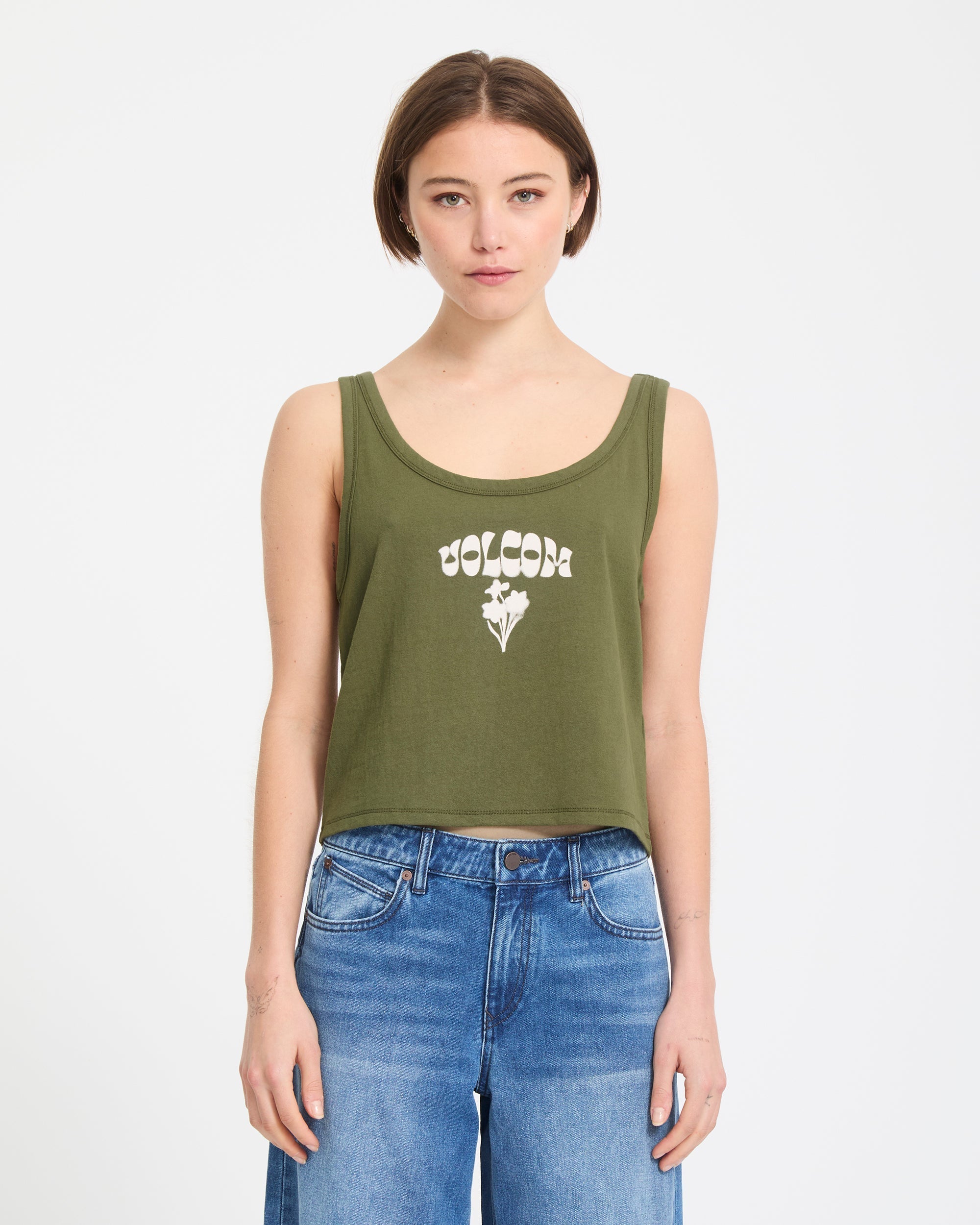 91 Tank Top - Bayleaf - Women - Volcom EU – Volcom Deutschland