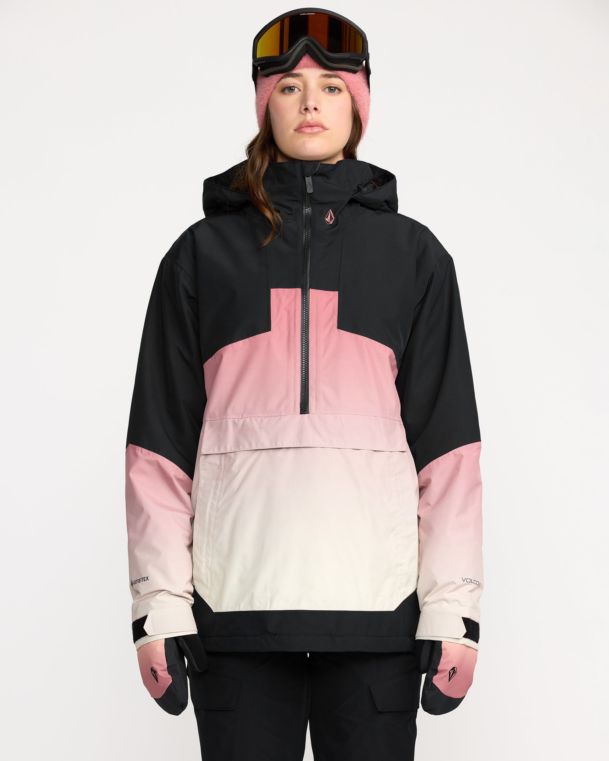 Fern Insulated Gore-Tex Pullover Jacke - Mesa Rose - Damen - Volcom ...