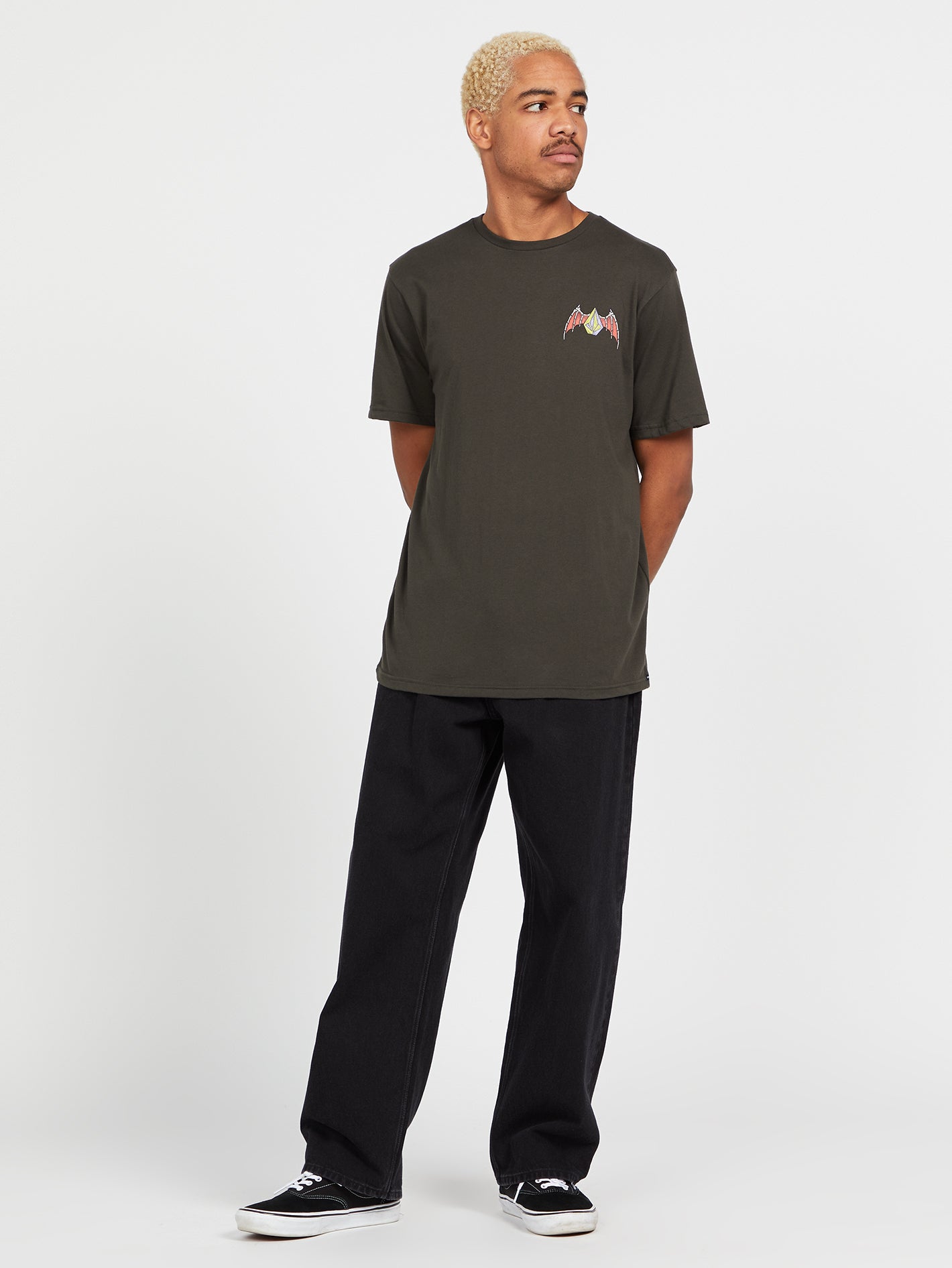 Hessian T-shirt - WASHED BLACK – Volcom Deutschland