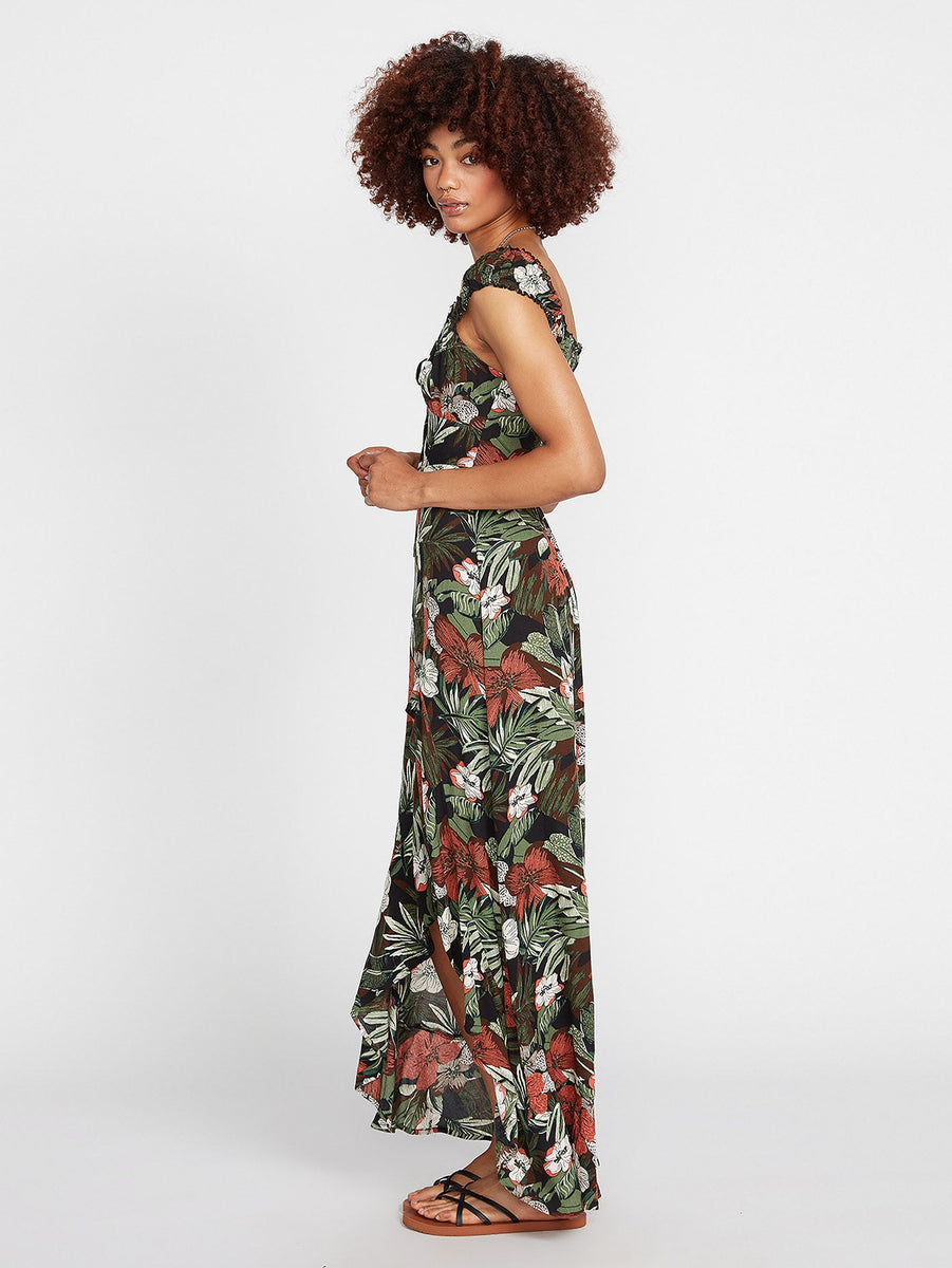 Coco Ho Dress - BLACK COMBO – Volcom Deutschland