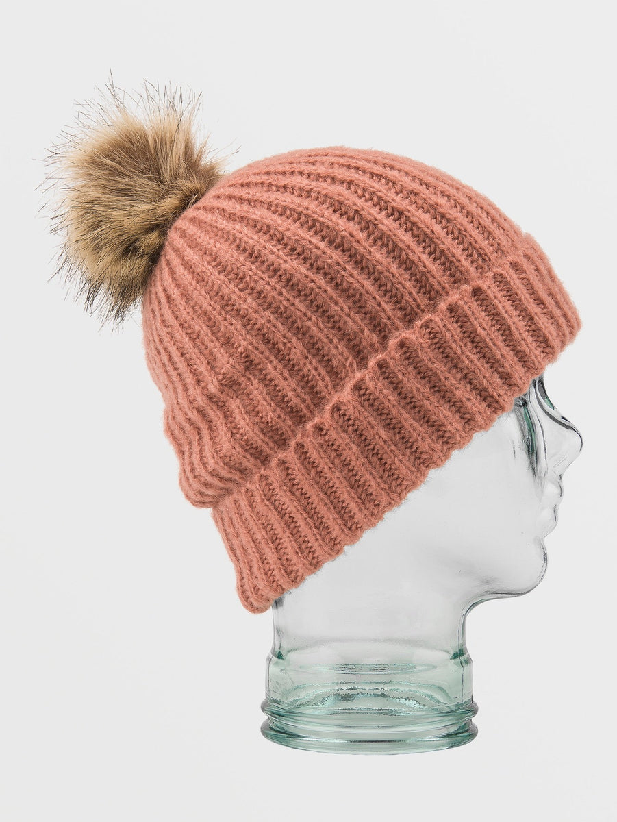 V.Co Lyra Bobble Beanie - EARTH PINK - Damen - Volcom Deutschland