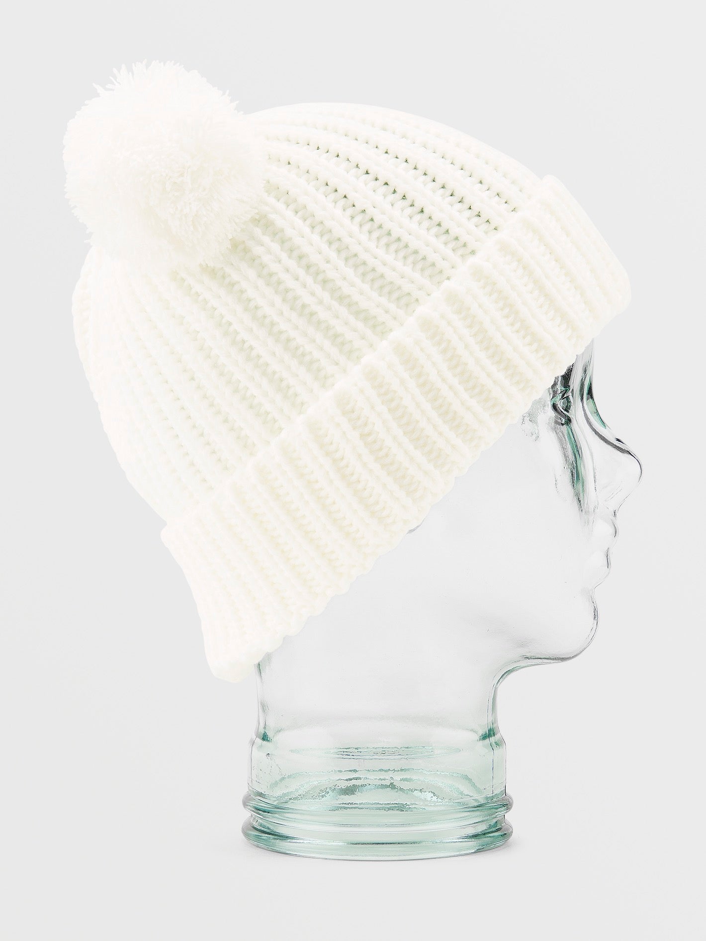 Shreddy Teddy Bobble Beanie - WHITE - (KINDER) - Volcom Deutschland