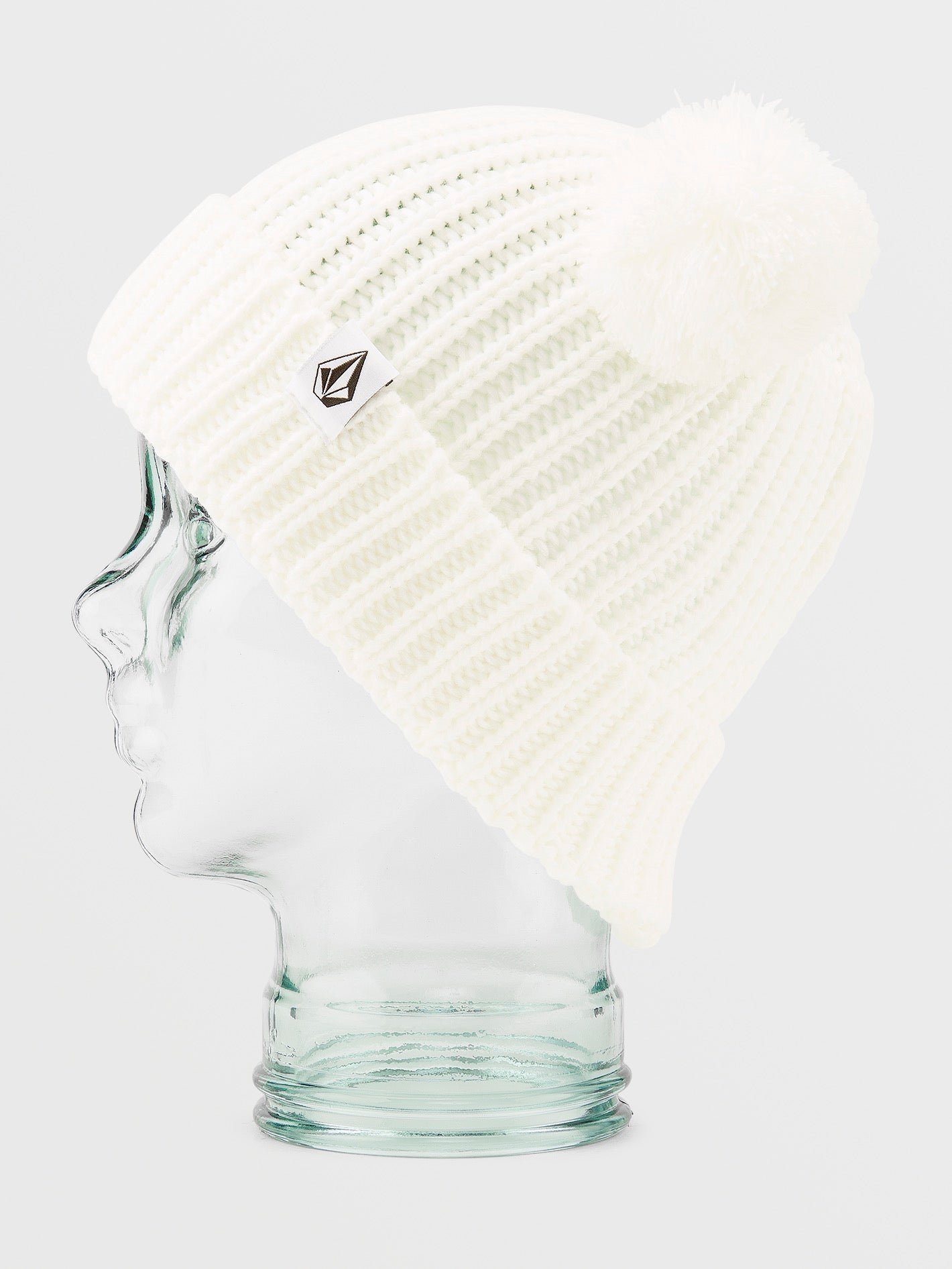 Shreddy Teddy Bobble Beanie - WHITE - (KINDER) - Volcom Deutschland